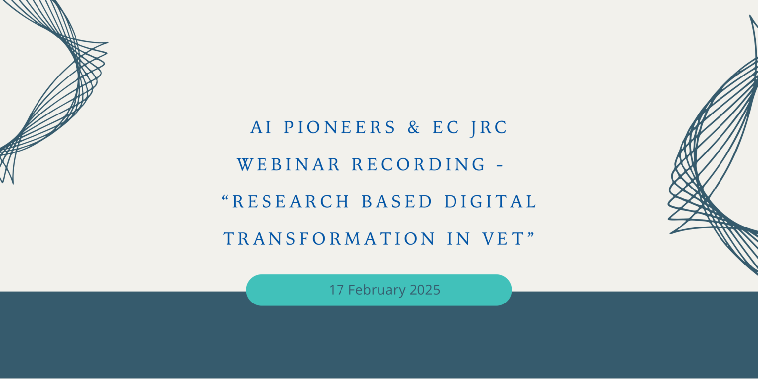 AI Pioneers – A network for pioneers of AI in Education